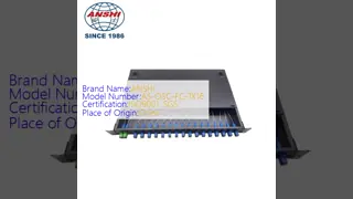 1U 19 Rack Mount PLC Splitter SC UPC Singlemode
