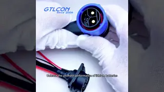 2+4P lithium battery connector harness bend self-locking