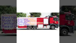 Industrial Fire Truck China Factory Price