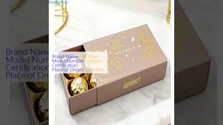 Custom Chocolate Boxes Premium Embossed Packaging
