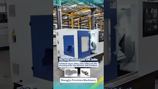 46-type inclined bed CNC lathe #cncmill #cnc #machine #coldmilling #factory #factoryproducts