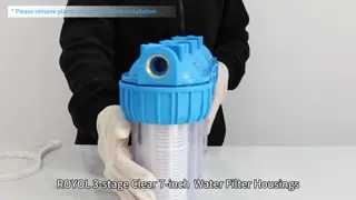 Pure Water Filter Housing 7 Inch Triple Stage