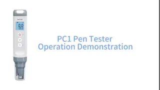 Pocket pH Meter Calibration Process