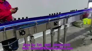 2166 M4 Plastic Bottle Automatic Turntable Self-Adhesive Transparent Double-Sided Labeling Machine