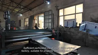 Stainless Steel Perforated Mesh In Stock Corrosion Resistant & Long Life