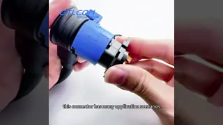 2+6P lithium battery connector female and male wire harness with self-locking function - two female
