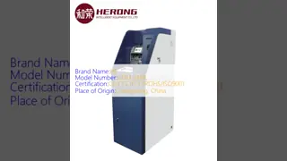 High Speed Cash Deposit Machine Banking Terminal