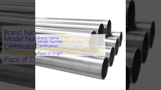 Inconel Monel Alloy Seamless Pipes ASTM