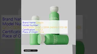 Green HDPE Squeeze Bottles for Cosmetics