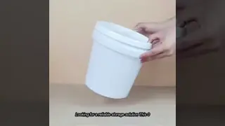0.8L Plastic Bucket Durable Storage Seal Lid