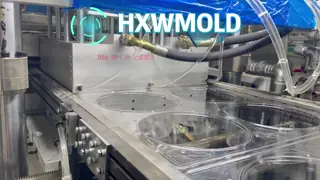 Plastic Cake Container Thermoforming Mold Trial