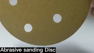 Yellow hook& loop sanding disc 5