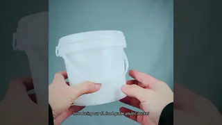 1L Food Grade Plastic Bucket For Ice Cream & Food