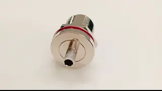 N-C-KY-3 N-Type Straight Bulkhead Crimp Jack RF Coaxial Connector