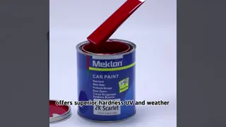 Scarlet Acrylic Car Paint High Gloss