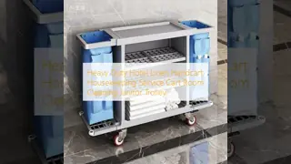 Hotel Cleaning Cart Heavy Duty Linen Trolley