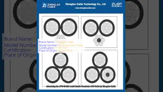 NFC 33-209 Aerial Bundle Conductor ABC Cable 3x35mm2+54.6