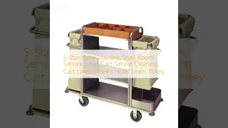 Hotel Linen Cart: Heavy Duty Cleaning Trolley