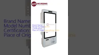 Smart Cashless Kiosk K35W Secure Payments