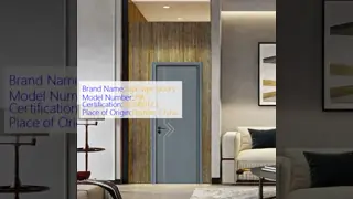Soundproof WPC Hollow Door Moisture Resistant