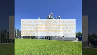 Continuous Corn Dryer PLC Control High Capacity