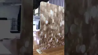 Gold Glitter Tension Fabric Backdrop
