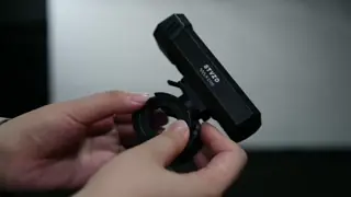 245m LED Rechargeable Mountain Bike Headlight with 2600mAh battery for nighttime mountain bike use.