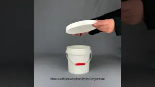 Clear Food Grade Plastic Bucket 3L