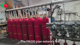 FM200 Multi-zone Multi-tank Pipe Network Fire Extinguishing Equipment