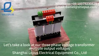 Three phase 2KVA 208v to 440v 480v multiple sets output voltage transformer