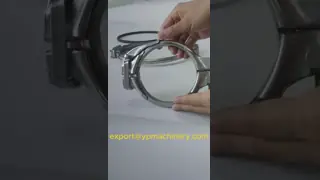 Modular Pipework System Fast Pull Ring Tube Clamp