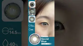 Wholesale Colored Contact Lens Sweet Secret Blue 14.5mm Natural Style