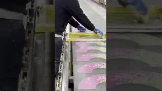 Handmade silk screen printing