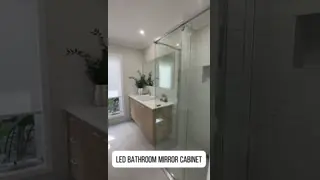 LED bathroom vanity cabinet
