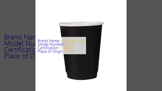 Hot Coffee Safe Cups Eco Friendly Biodegradable