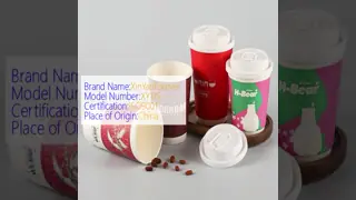 Hot Coffee Cups No Burn Double Wall Insulation