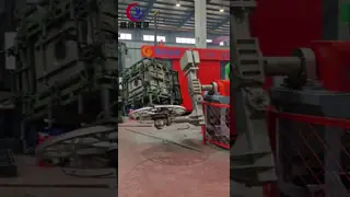 CC-3A-2000 Rotary Rotational Molding Machine Showcase: Three L-Arm Structure