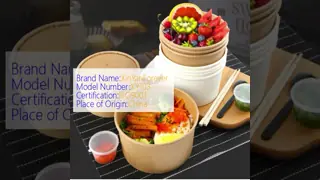Eco Kraft Bowls Leak Proof Food Safe