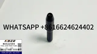 KBZE RE522594 INJECTOR FUEL SIDE FEED TUBE REPLACE FOR JOHN DEERE 6090 ENGINE INJECTOR