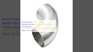 Copper Nickel Elbow 9010 BW LR Fittings