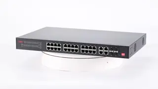 28-port Gigabit Easy Managed PoE Switch with 30W per Port Power Supply