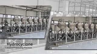 Cassava Starch Production Line for Hydrocyclone Starch Processing and After-sales Service Provided