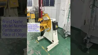 Heavy Rack Decoiler Automatic Steel Coil Uncoiling Machine