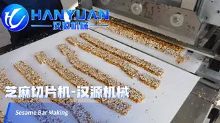 Precisional Cutting Machine for Making Sesame Candy Bar