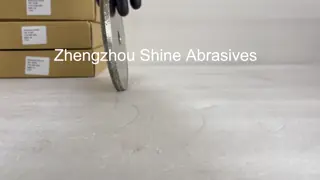 1E1 150mm electroplated diamond wheel and it's advantages for cast iron profile grinding and sharpen