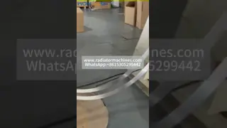 High Efficiency Oil Cooler Aluminum Fin Stamping Machine | Precision Fin Making Equipment