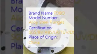 GH Alloy Steel Flanges For Industrial Pipelines
