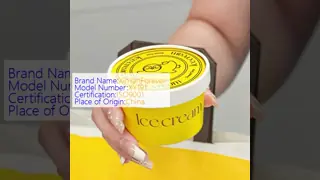 Custom Ice Cream Cups Leak Proof Branding