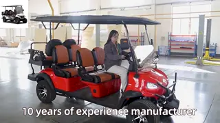 S2-4+2 6 Seat Utility Cart  Heavy-Duty Chassis Lithium Option