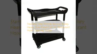 Heavy Duty Food Cart Rolling Service Trolley